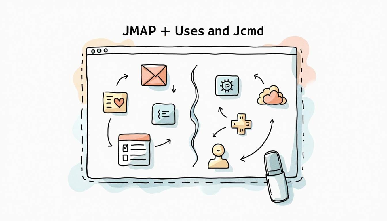 What is the difference between JMAP and Jcmd? | Linagora
